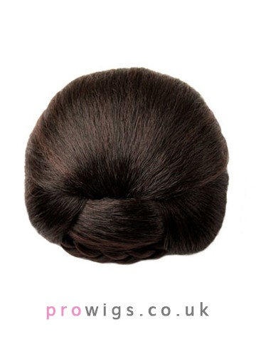Synthetic Braided Bun, Clip In Hair Buns | D4 eee003